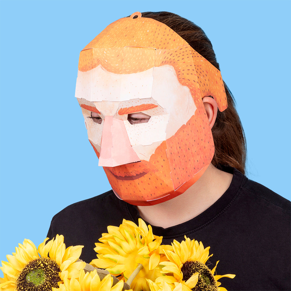 Van Gogh Papercraft Mask - ChattyFeet - Artist Gifts