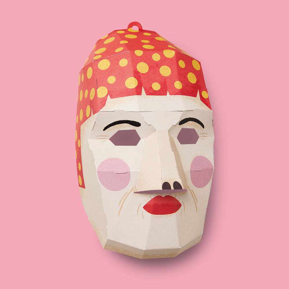 Yayoi Papercraft Mask - ChattyFeet - DIY Face Masks