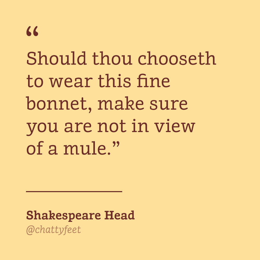 Shakespeare Mask - ChattyFeet - DIY Face Masks