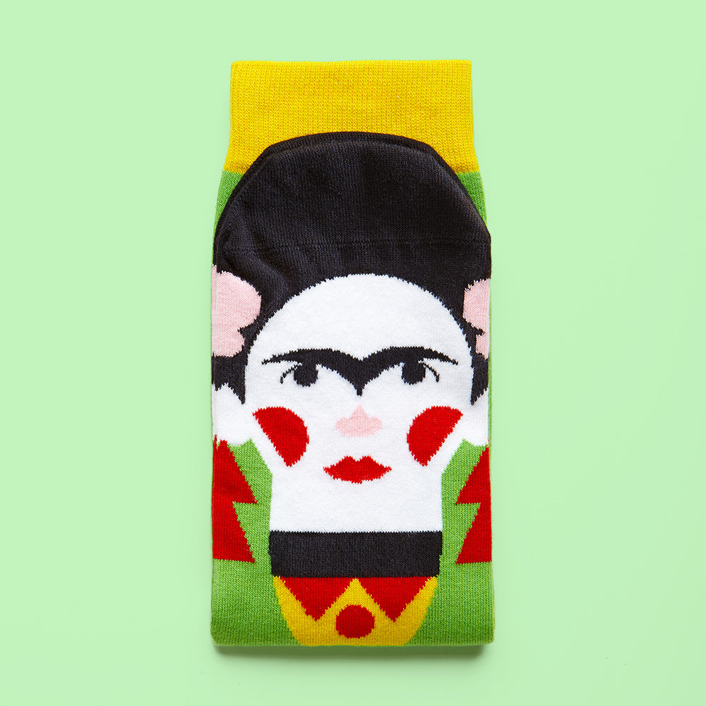 Organic Socks For Art Lovers - ChattyFeet - Frida Callus Design
