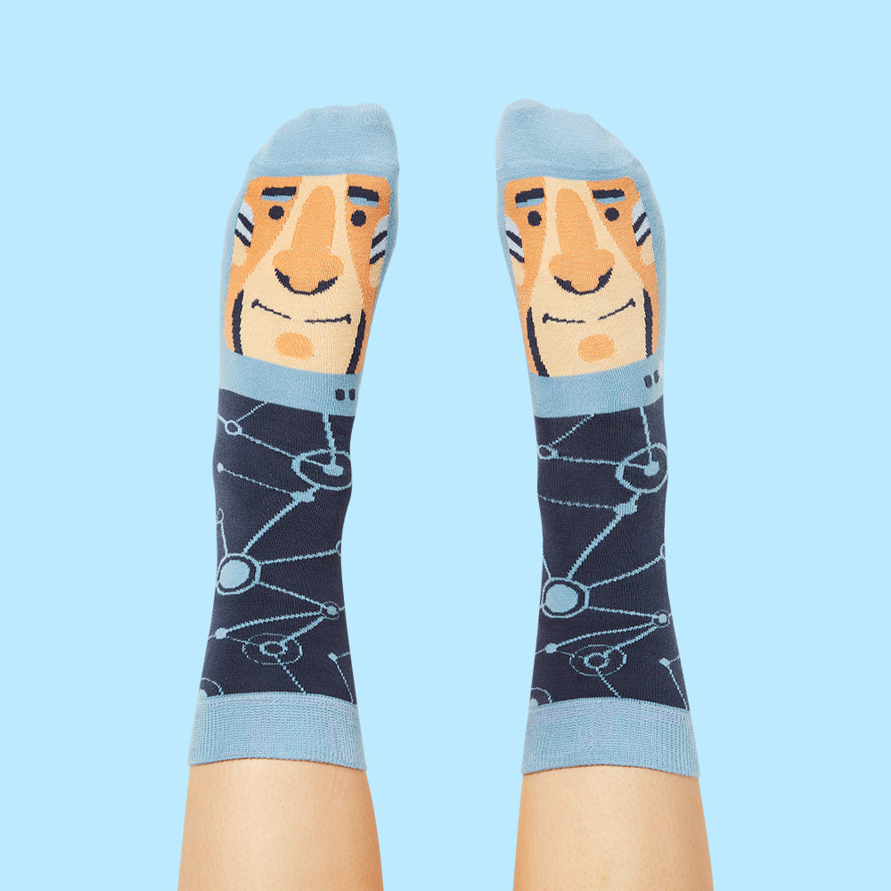 Tim Berners-Lee Socks - Science Inspired Gifts - ChattyFeet