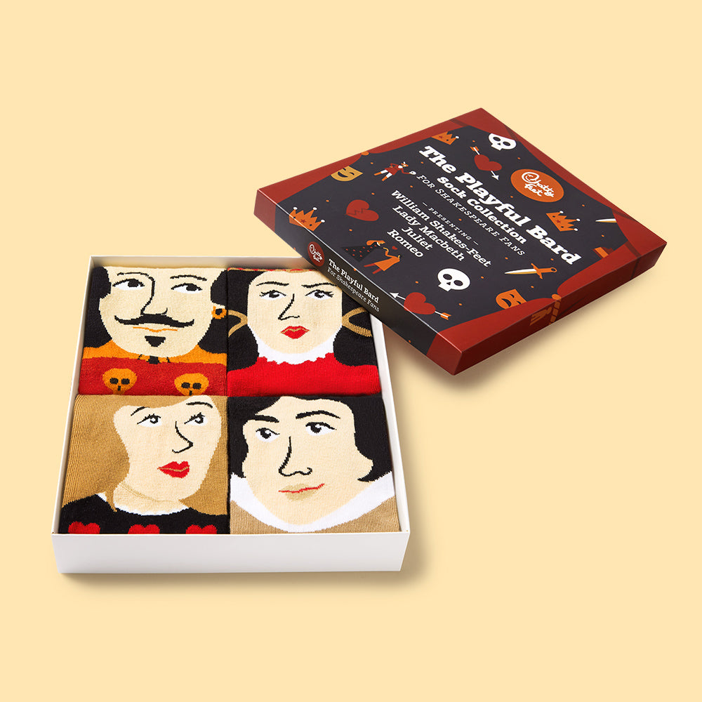 Shakespeare Sock Set featuring Macbeth – The Playful Bard - ChattyFeet