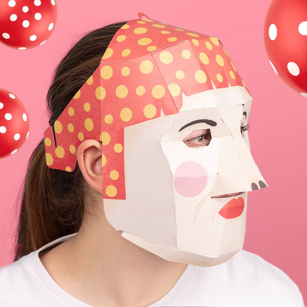 Yayoi Papercraft Mask - ChattyFeet - DIY Face Masks