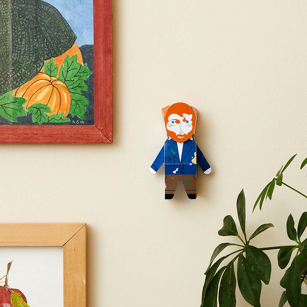 3D Paper Model - Artist Vincent Van Fold - ChattyFeet