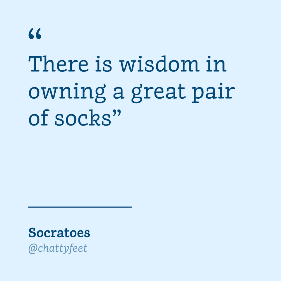 Funny Philosophy Socks - Socrates - Philosophy Gift Ideas - ChattyFeet