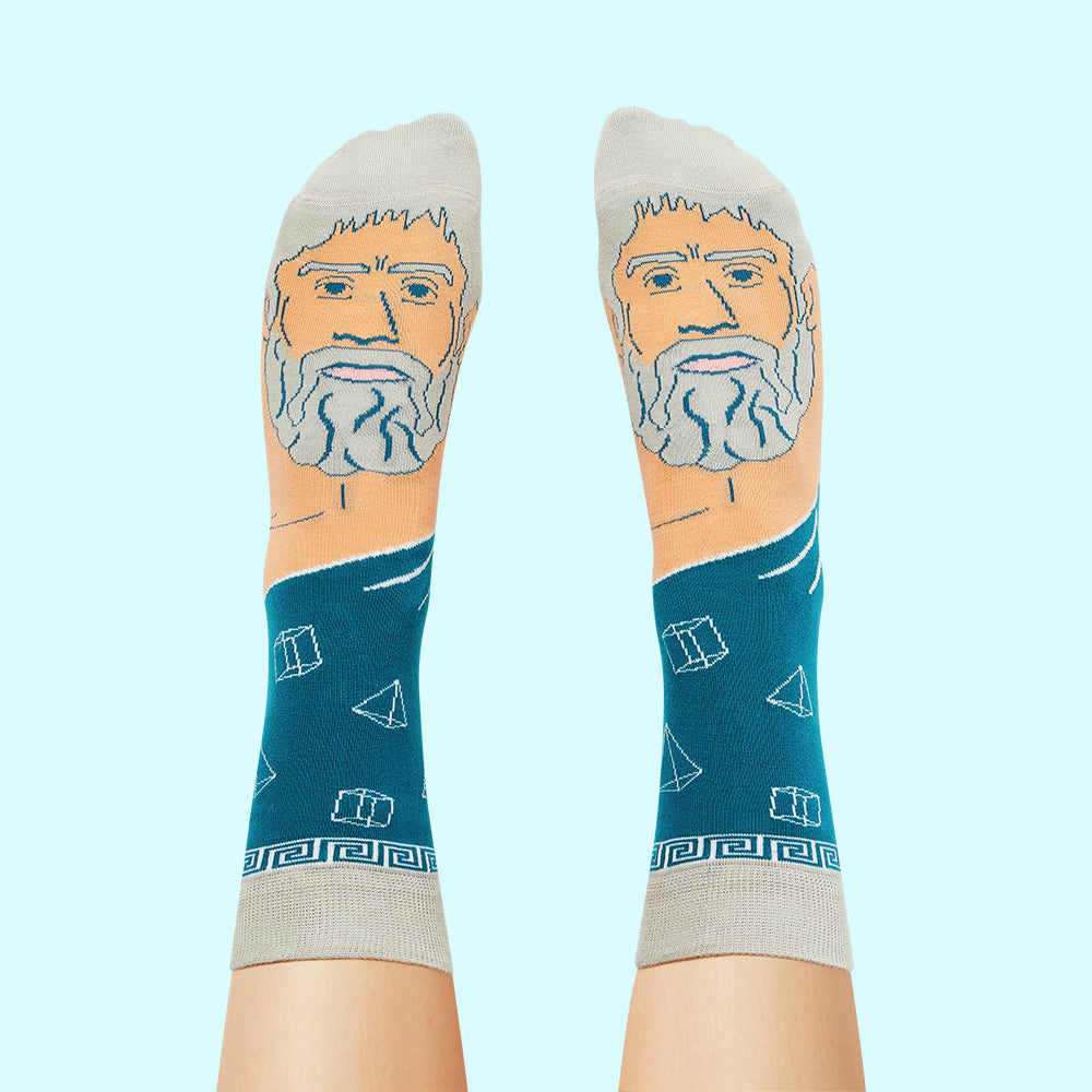 Plato Socks - Funny Philosophy Gifts - ChattyFeet