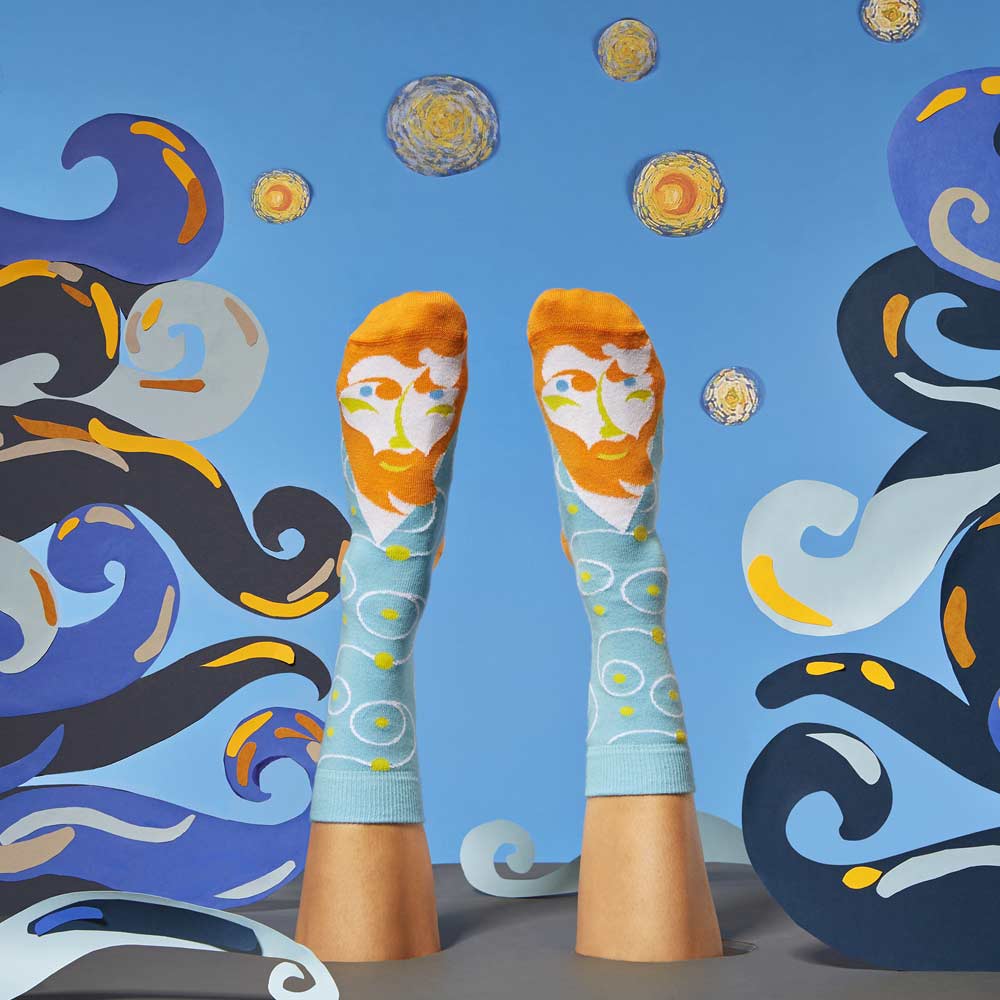 Vincent Van Gogh Socks - Funky Gift Ideas for Art Lovers - ChattyFeet