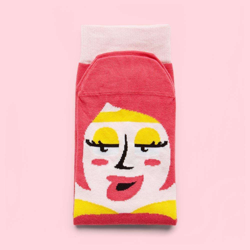 Venus Socks - Funny Socks with Illustrated Character - ChattyFeet