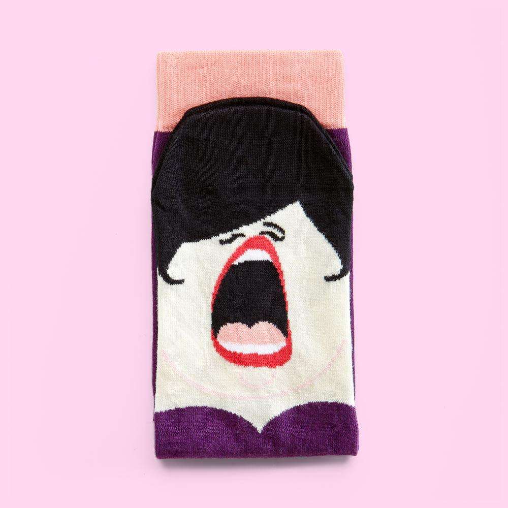 La Diva Opera Socks - Funny Gifts for Opera Lovers - ChattyFeet