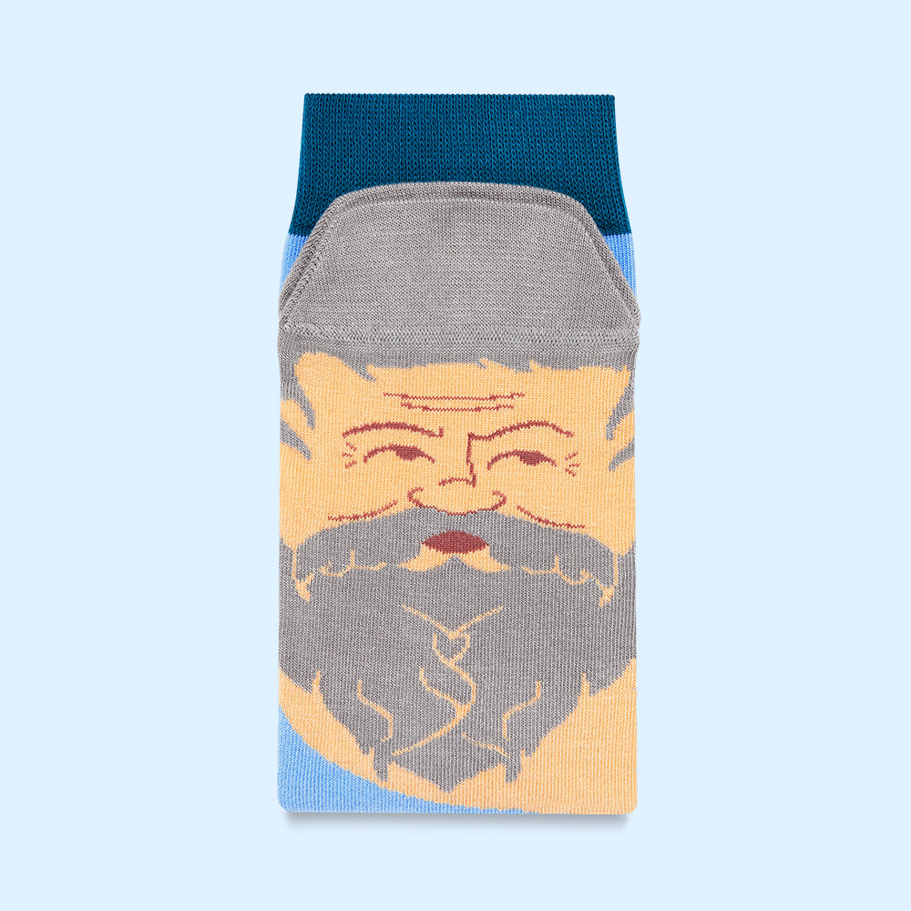 Funny Philosophy Socks - Socrates - Philosophy Gift Ideas - ChattyFeet