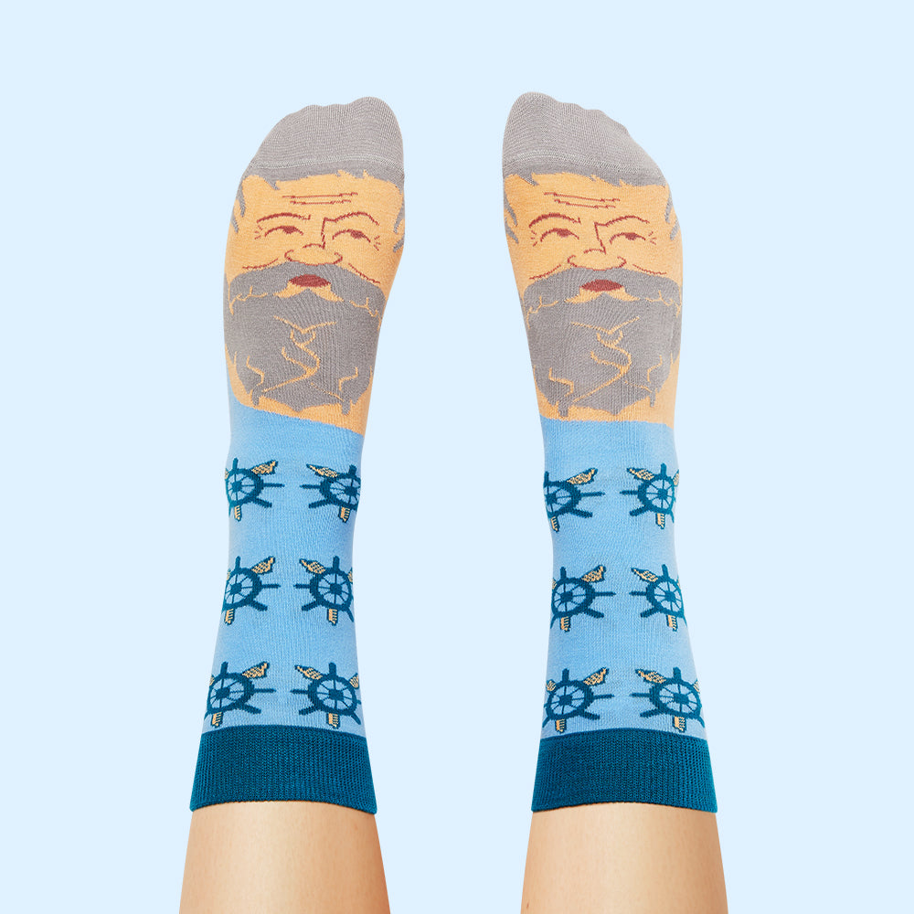 Funny Philosophy Socks - Socrates - Philosophy Gift Ideas - ChattyFeet