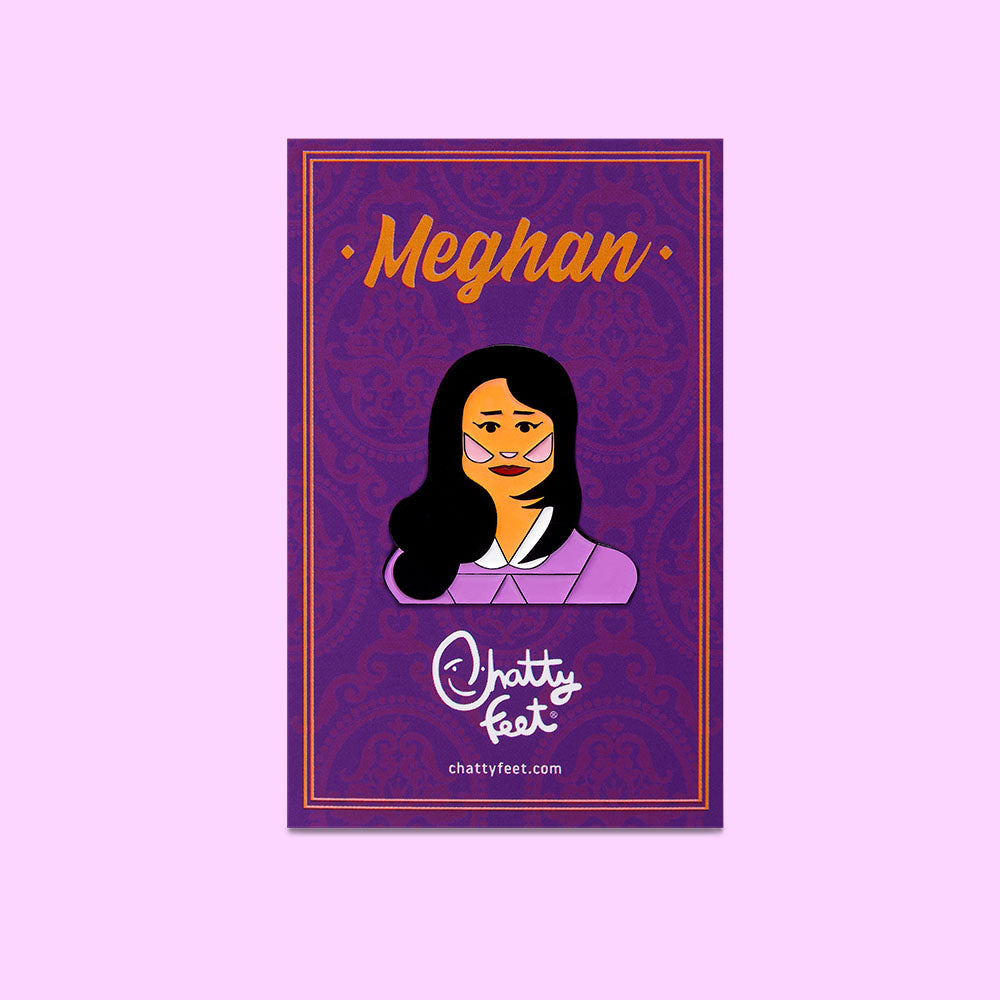 'Meghan' Enamel Pin - ChattyFeet - Royal Gifts